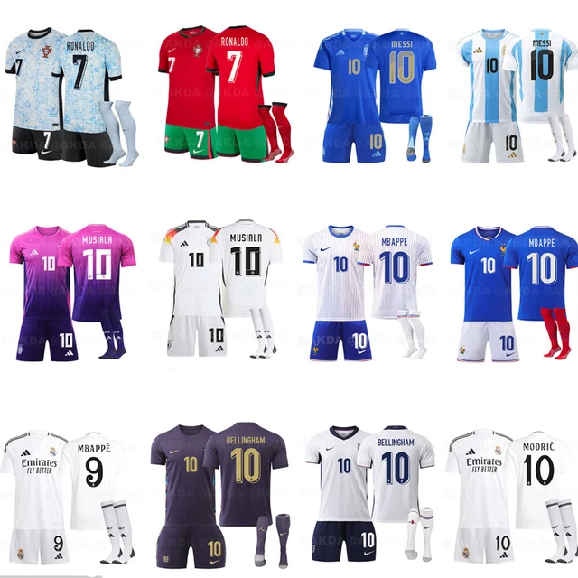 2024 BOYS GIRLS National Teams Foot Full Kits Mens Ball Jersey Set ...