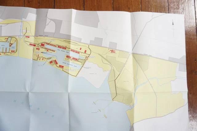 1974 PORT OF Hull Docks Railway Plan Map EUR 32,74 - PicClick IT