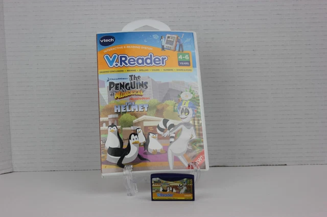 VTECH V.READER PENGUINS Of Madagascar The Helmet 4-6 Years No Manual ...