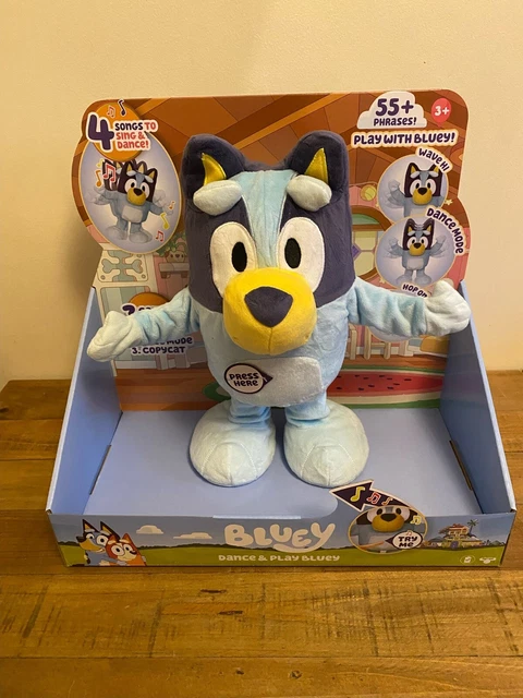 BLUEY DANCE AND Play Bluey Plush Toy With Songs And Phrases £39.99 ...