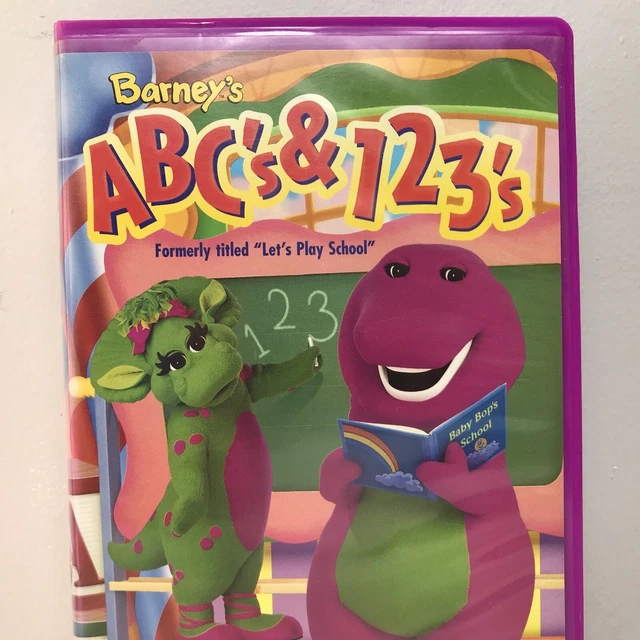 BARNEY FRIENDS ABC’S & 123’s VHS Video Tape BUY 2 GET 1 FREE! Let’s ...