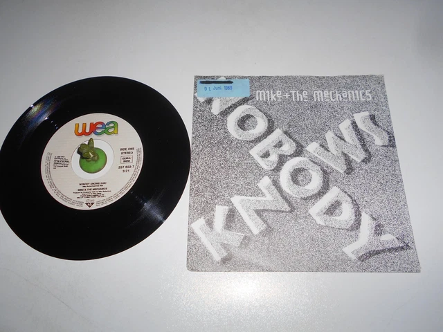 MIKE & THE Mechanics - Nobody Knows (1989) Vinyl 7` inch Single Vg ...