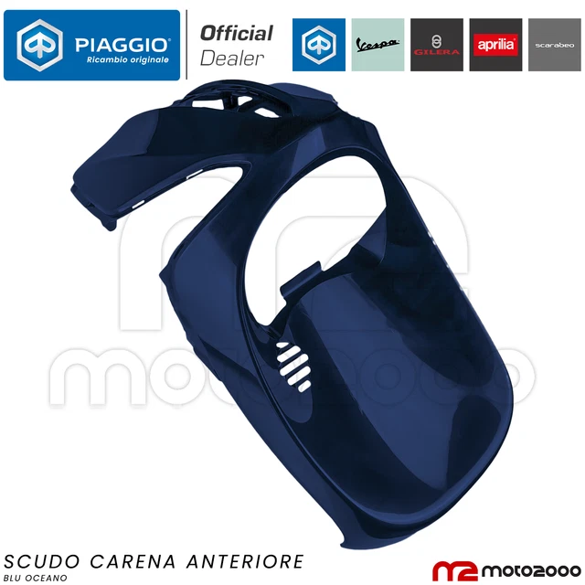 SCUDO CARENA BLU Oceano Originale Piaggio Liberty Iget 50 125 150 Tutti ...