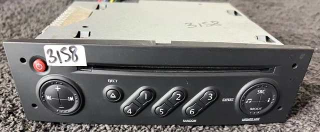 AUTORADIO D'ORIGINE RENAULT Scenic 2 Megane 2 Avec Code 8200607918 B ...