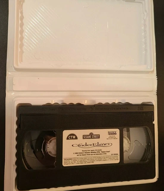 CINDERELMO (VHS, 2000) Sesame Street Clamshell VG condition. CTW $8.98 ...