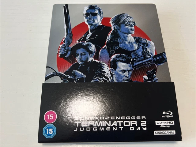 TERMINATOR 2 JUDGMENT Day 2D+3D+4K UHD Blu-ray SteelBook U.K. Exclusive ...