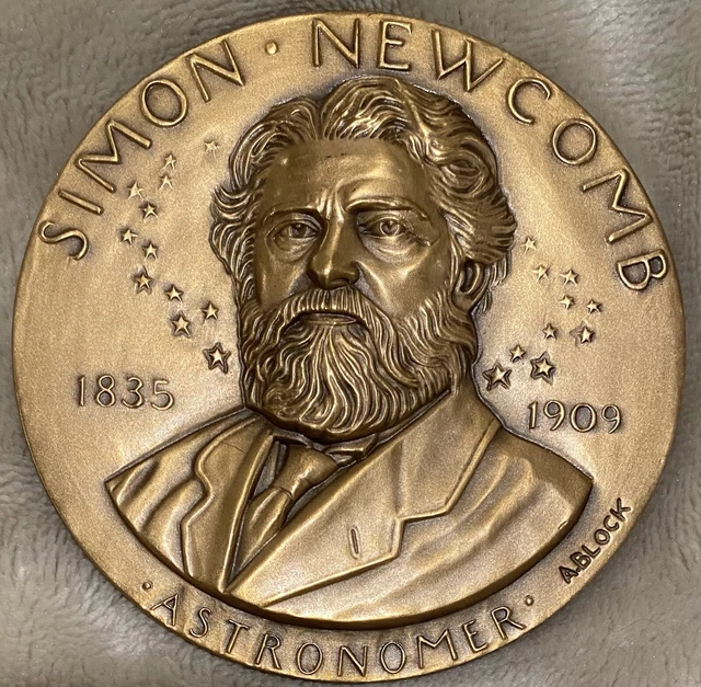 MÉDAILLE MACO BRONZE Simon Newcomb Hall of Fame for Great Americans EUR ...