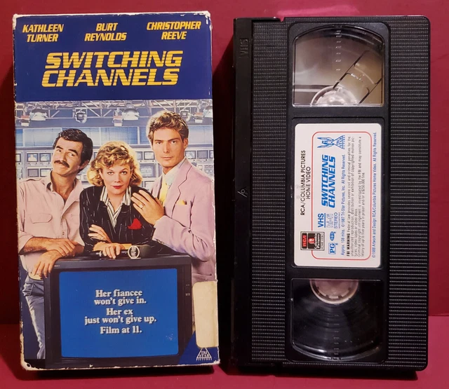 VHS SWITCHING CHANNELS - Christopher Reeve, Burt Reynolds Rental ...