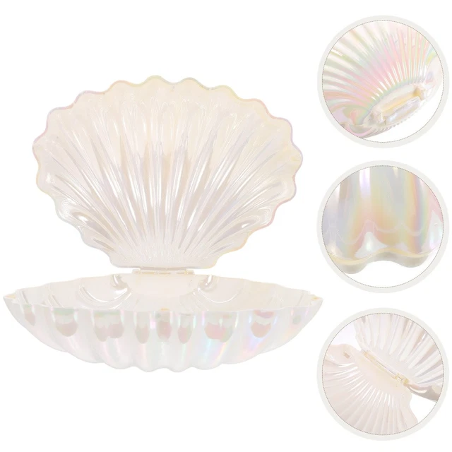 SHELL STORAGE CONTAINER Plastic Candy Box for Party Favor and Jewelry ...