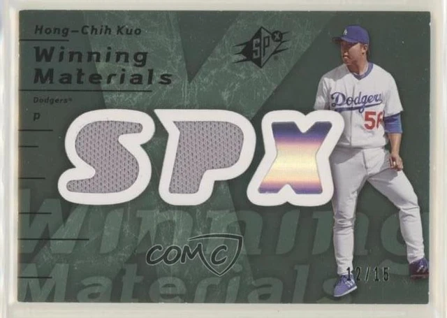 2007 SPX WINNING Materials Dual Green /15 Hong-Chih Kuo #WM-KU $25.84 ...