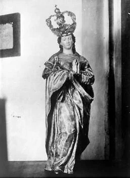 STATUE DEPICTING THE Queen of the Angels at the chapel of Mission - Old ...