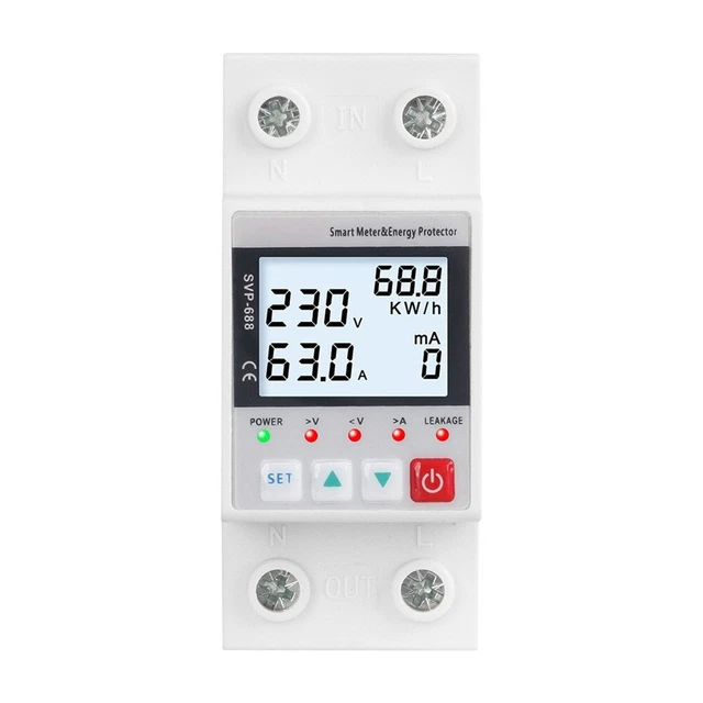 ADJUSTABLE OVERCURRENT AND over temperature protector with WiFi ...