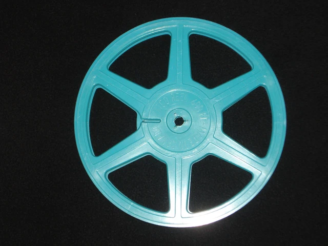 EMPTY PLASTIC 8MM Take-up Movie Film Reel - 7" - 400' - Blue $8.00 ...