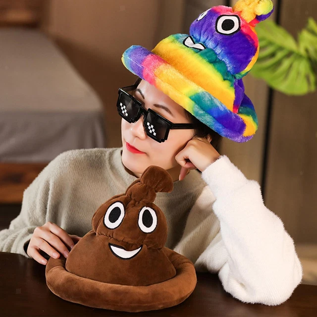 POOP COSTUME HAT Prop Themed Party for Boys Girls Halloween Festivals ...
