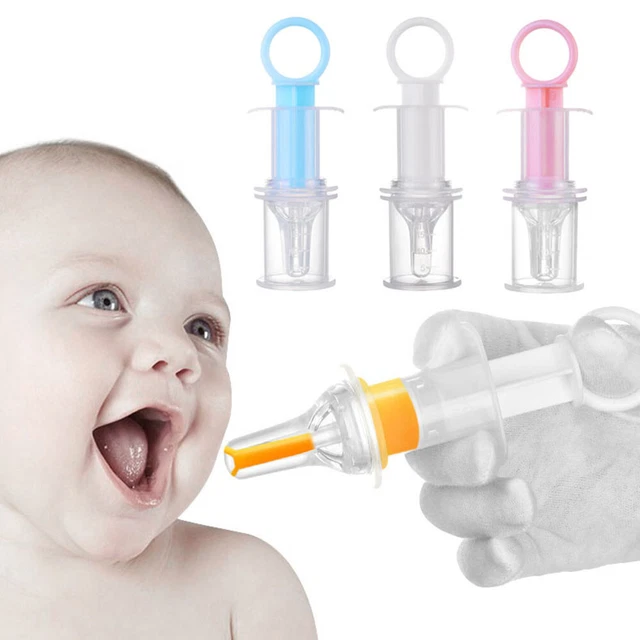 BABY MEDICINE DISPENSER Single Dispenser Pacifier Squeeze Drip for Kids ...