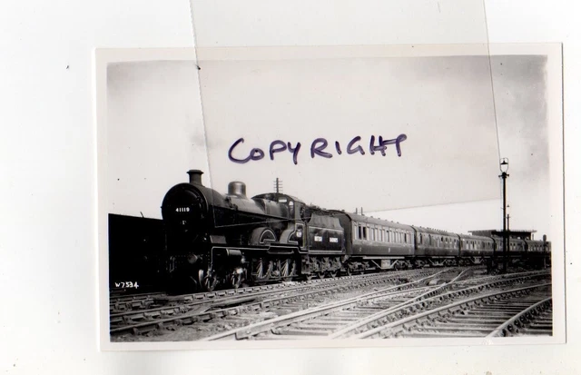RAIL PHOTO LMS 440 Compound 41119 Crewe Works Cheshire LNWR £2.89 ...