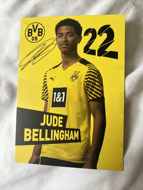 JUDE BELLINGHAM, REAL Madrid, Official Match Attax Card, Hand Signed £4 ...