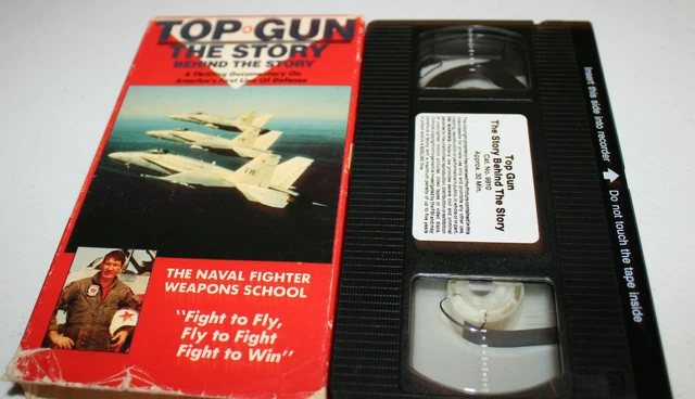 TOP GUN : The Story Behind the Story (VHS 1987) America's First Line of ...