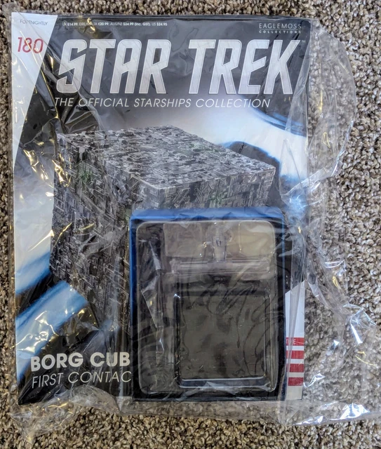 EAGLEMOSS STAR TREK Borg Cube WITH magazine #180 New in Box Sealed $59. ...