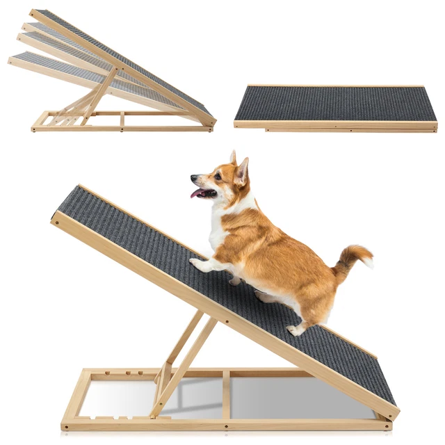 LARGE DOG PET Ramp Stairs for Bed Couch Car Truck SUV, Foldable Dog ...