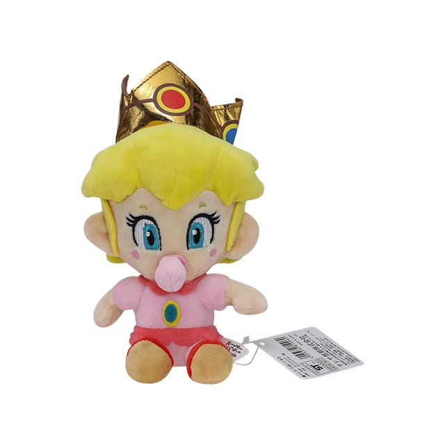 6& SUPER MARIO Bros Baby Princess Peach Plush Doll Soft Stuffed Toys ...