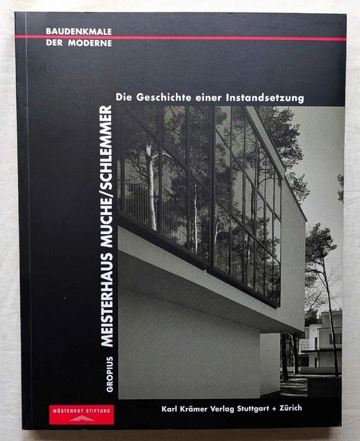WALTER GROPIUS BAUHAUS Meisterhaus Architecture Book Muche Schlemmer ...