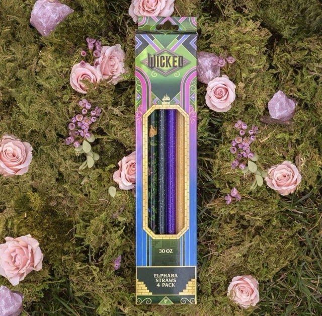 WICKED 30OZ STANLEY “Elphaba” Straws 4-Pack Target Exclusive Brand New ...