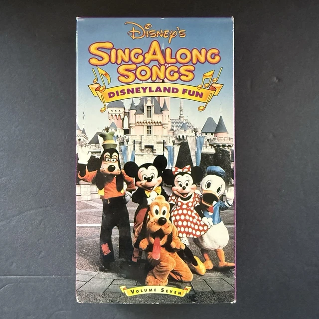 DISNEYS SING ALONG Songs - Disneyland Fun: Its a Small World (VHS, 1993 ...