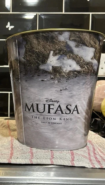 DISNEY MUFASA THE Lion King Popcorn Bucket Brand New Unused Odeon ...