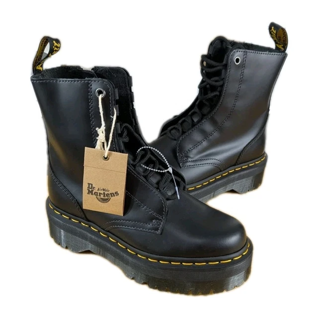 DOC MARTENS JARRICK Boots Mens 5 Womens 6 Black Combat Shoes Work Goth Air Wair £158.67 ...