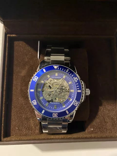 PATERSON WATCH OROLOGIO S. Steel Cal3668 3668 Automatic Cod.38 Hr/589. ... PATERSON WATCH OROLOGIO S. Steel Cal3668 3668 Automatic Cod.38 Hr/589. ...