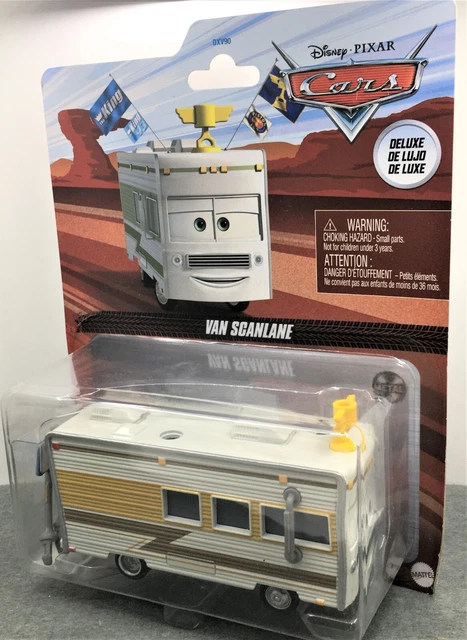 DISNEY PIXAR CARS Deluxe * VAN SCANLANE * Camper ** RARE **1:55 $29.96 ...