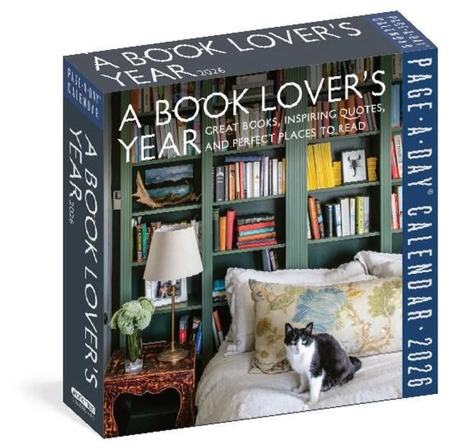A BOOK LOVER'S Year Page-A-Day® Calendar 2026: Great Books, Inspiring ...