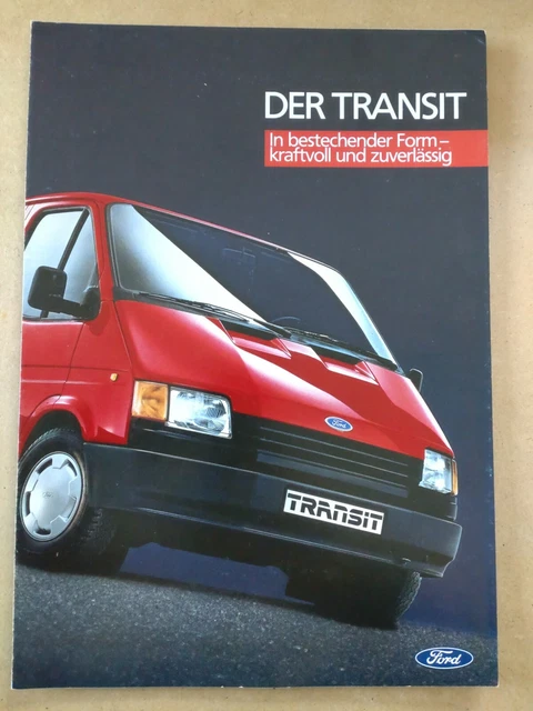 FORD TRANSIT BOX car combination bus flatbed car brochure 1985 £4.79 ...