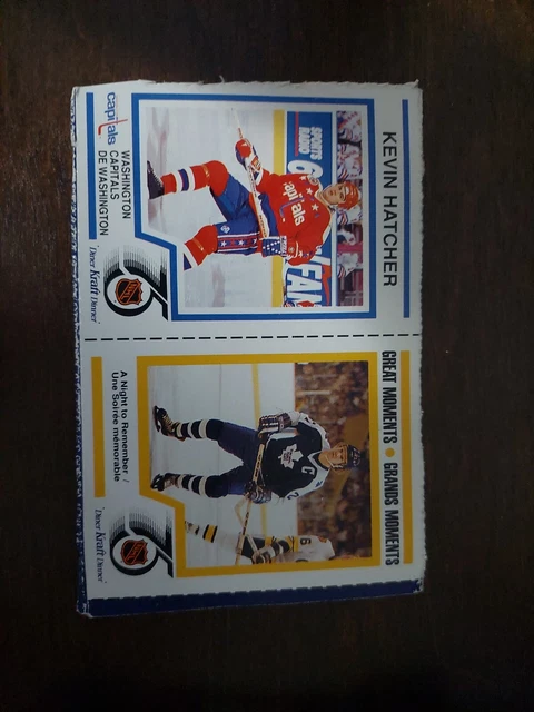1991-92 KRAFT HOCKEY Kevin Hatcher/Darryl Sittler $3.00 - PicClick CA
