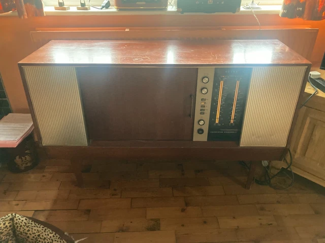 VINTAGE ULTRA TRANSISTOR Stereogram Radiogram Record Player Radio £149. ...