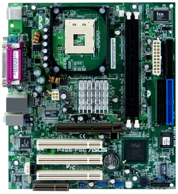 ASUS P4GE-FSC SOCKET 478 Ddr Pci Agp Cnr £66.00 - PicClick UK