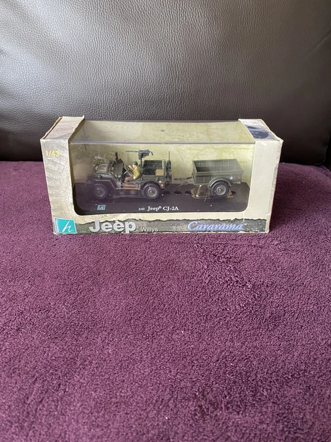 HONGWELL CARARAMA 1:43 Willys Jeep MB CJ-2A Original Packaging EUR 12 ...
