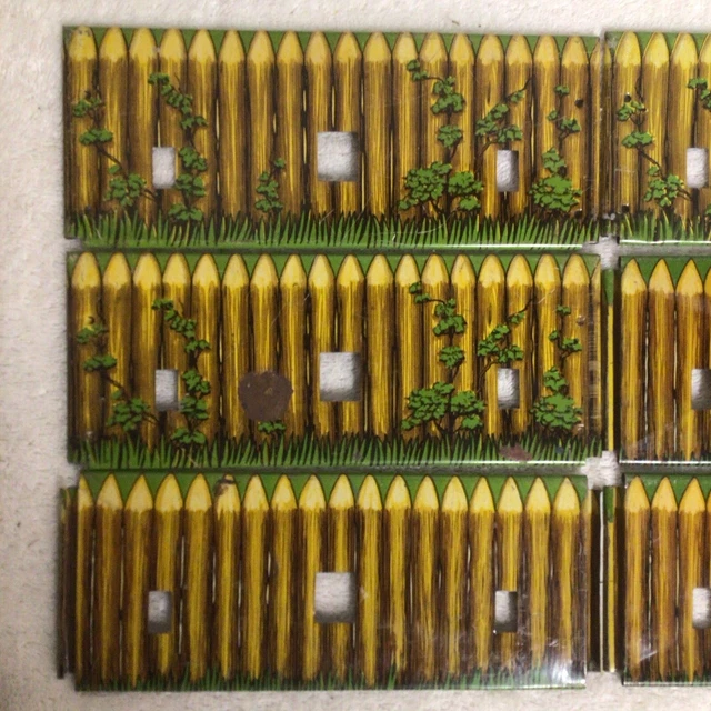 VINTAGE FORT SUPERIOR & Trading Post PlaySet Replacement Stockade Walls ...