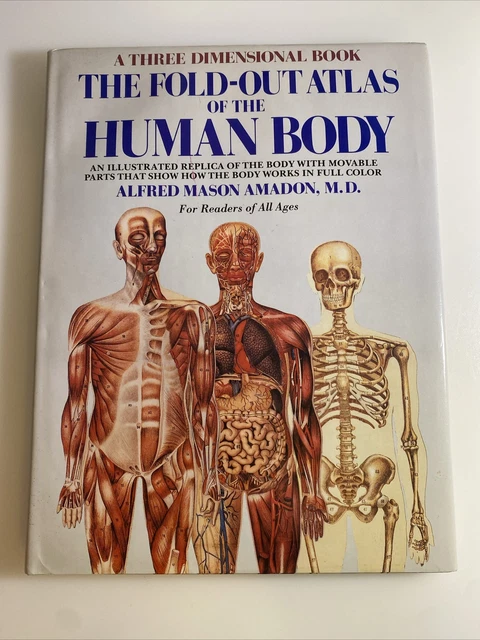THE FOLD-OUT ATLAS OF THE HUMAN BODY 📕 Alfred Amadon Illustrated ...