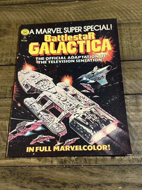 MARVEL COMICS SUPER Special #8 Battlestar Galactica 1978 magazine ...