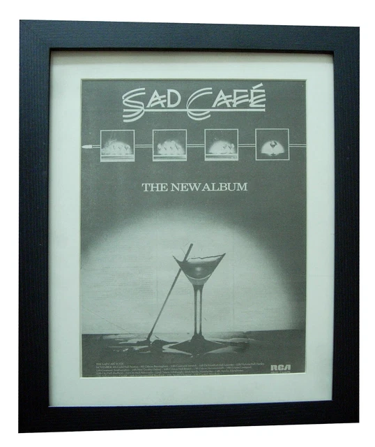 SAD CAFE+ALBUM+POSTER+AD+RARE+ORIGINAL 1980+QUALITY Framed+Express ...
