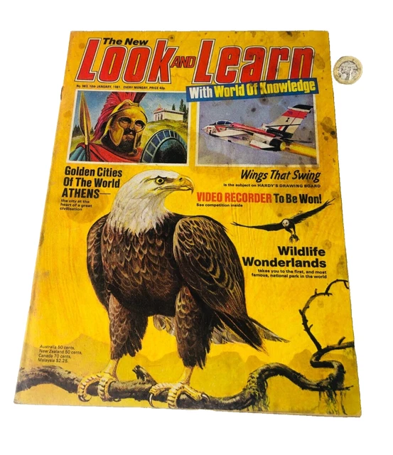 MAGAZINE LOOK AND Learn Mag January 1981 Vintage ra £4.79 - PicClick UK