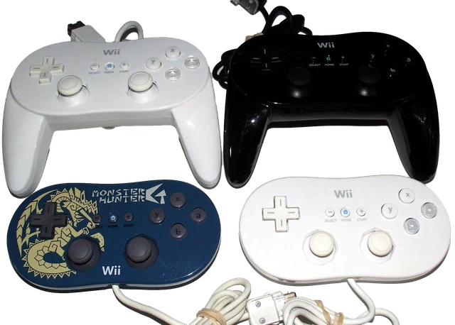 GENUINE NINTENDO WII Classic & Pro Controller Remote Selection Wii U ...