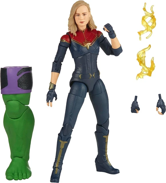 HASBRO MARVEL LEGENDS Series Captain Marvel, The Marvels 6-Inch Action ...