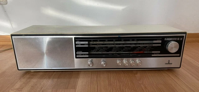 SIEMENS KLANGMEISTER RG 20 White Radio 1960-1971 Radio Receiver Rare. £ ...