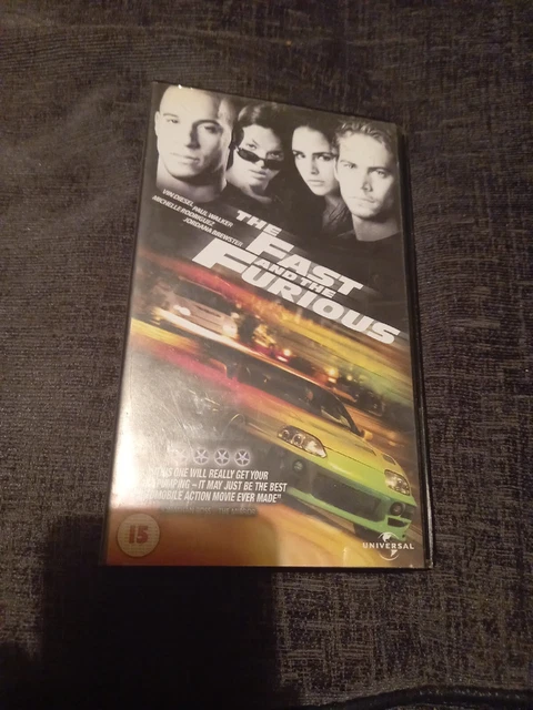 THE FAST AND The Furious Vhs Cassette . Free + Fast Post £6.99 ...