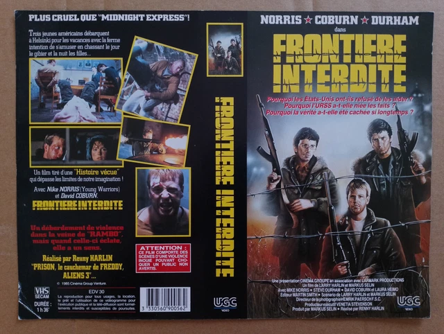 JAQUETTE VHS - Frontiere Interdite - Vhs Sleeve EUR 5,00 - PicClick FR