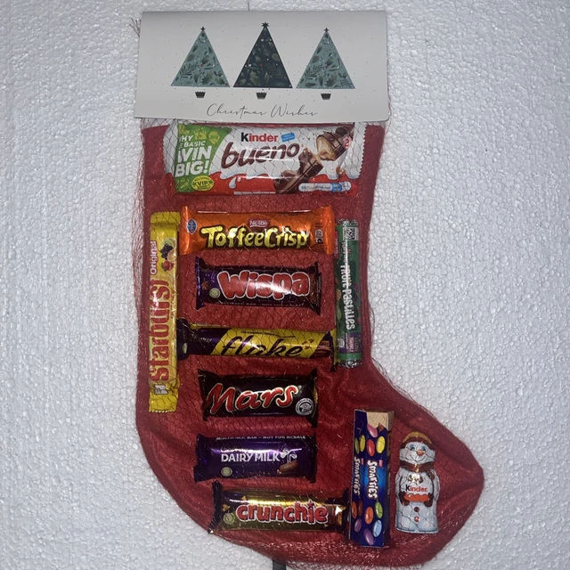 XL NOSTALGIC CHOCOLATE Stocking retro selection box gift 80s/90s kid ...