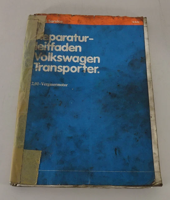 WORKSHOP MANUAL VW Bus / Transporter T3 Engine 2.0 Liter Carburetor ...